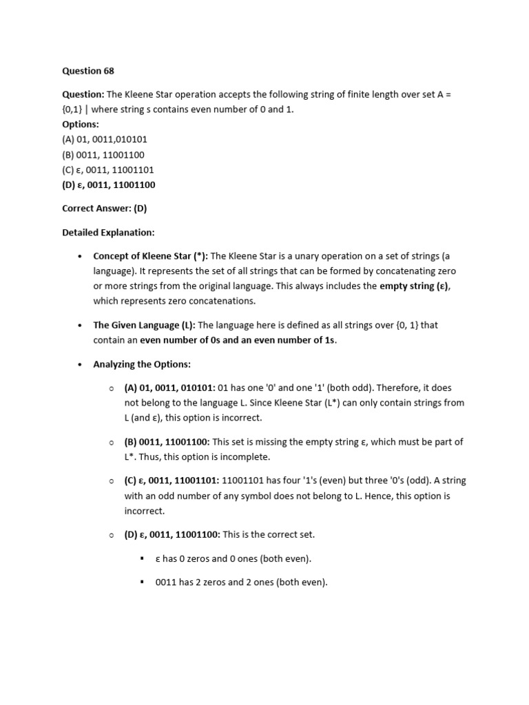 Kleene Star and DFA Concepts Explained | PDF | Automata Theory | Syntax ...