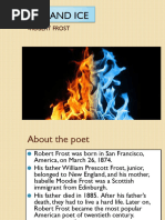 Fire and Ice: Themes and Analysis | PDF | Poetry
