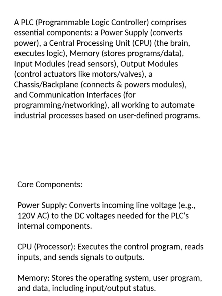 A PLC (Programm-WPS Office | PDF | Programmable Logic Controller | Switch
