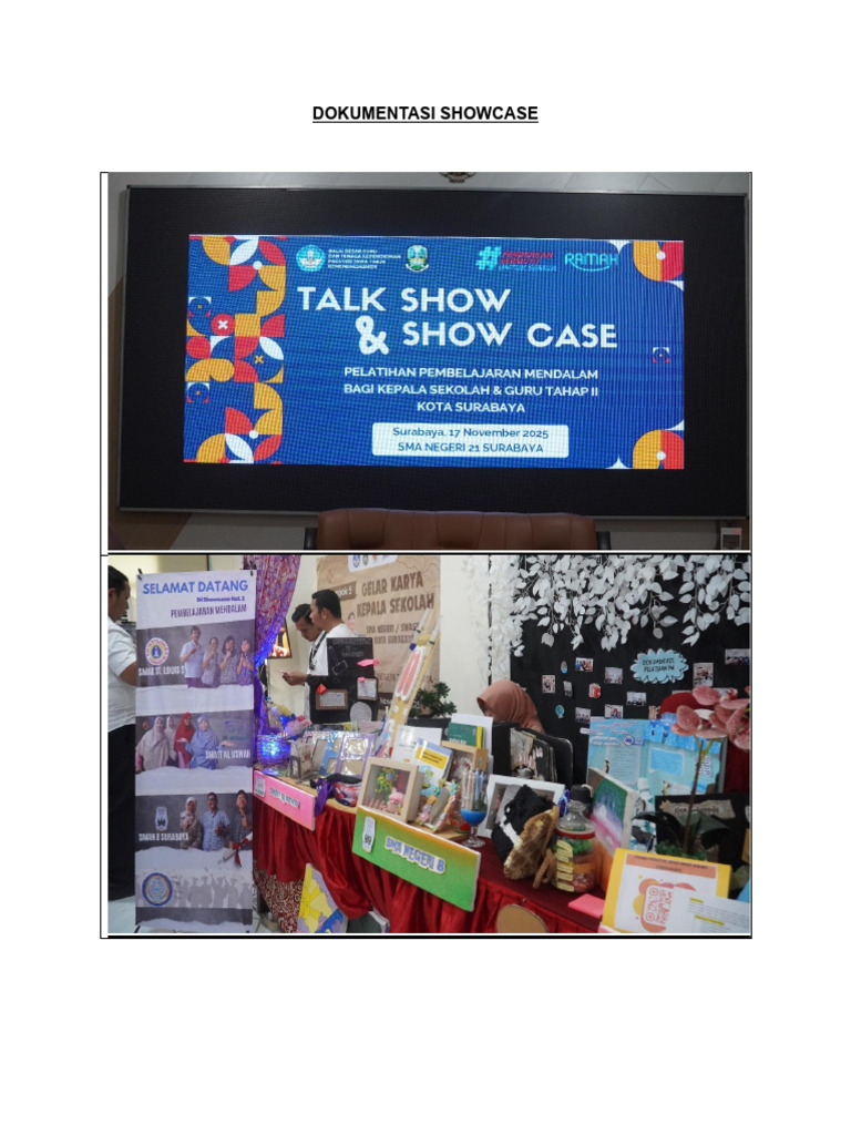 Dokumentasi Showcase | PDF