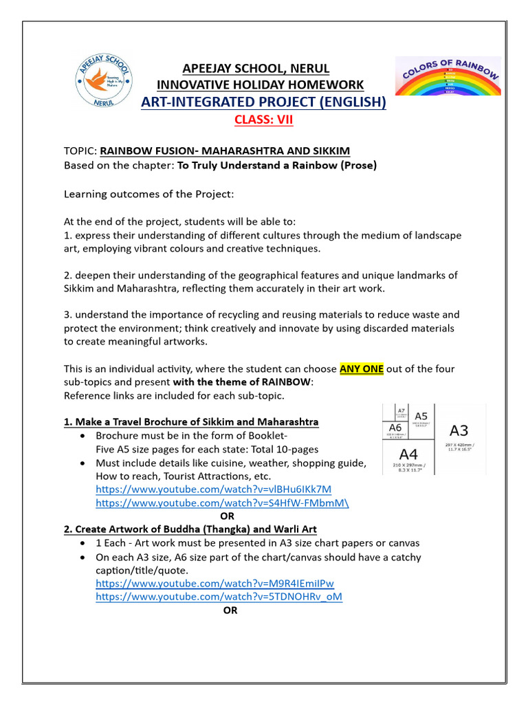 ART INTEGRATED PROJECT 2024 (5) | PDF