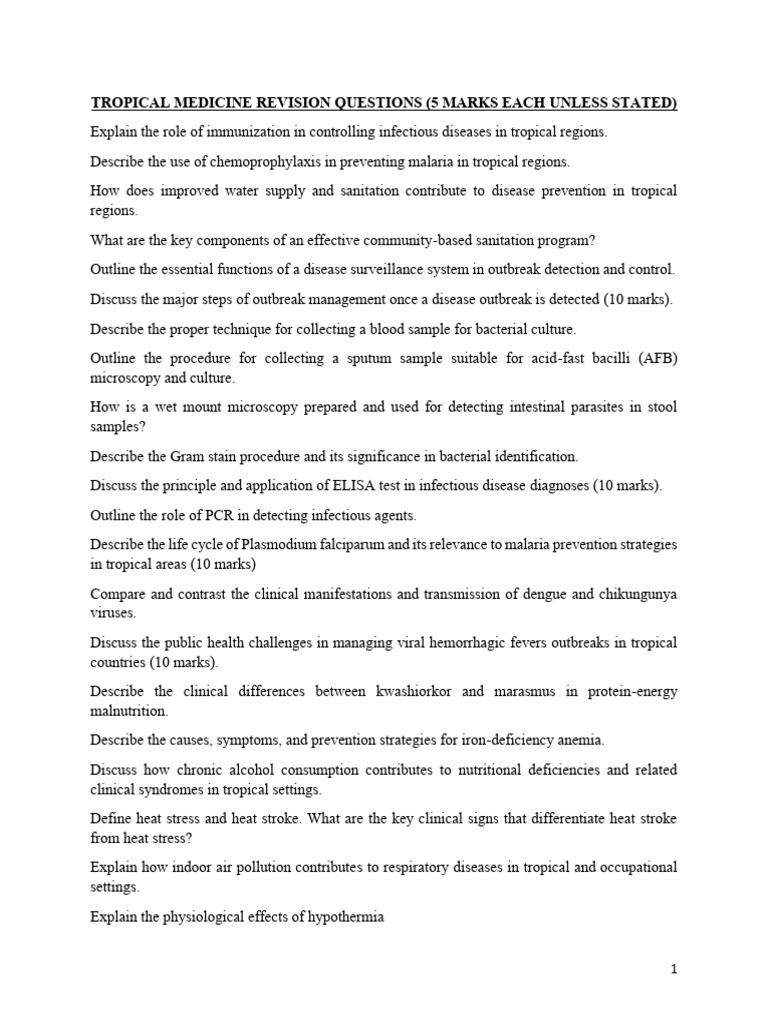 tropical-medicine-revision-questions-pdf