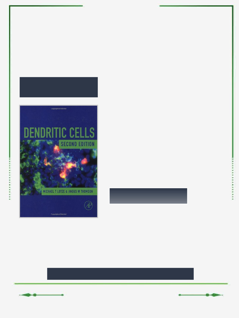 Dendritic Cells Second Edition Biology and Clinical Applications ...
