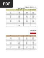 3-Phase Motor Cable Size Chart | PDF | Force | Electronic Engineering