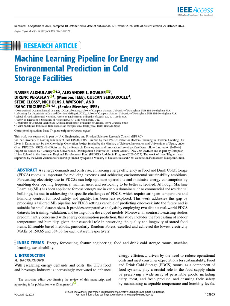 Machine Learning Pipeline for Energy and Environmental Prediction in ...