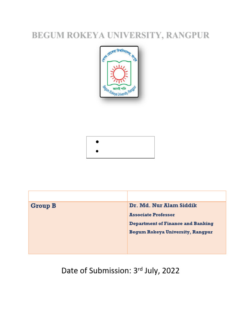 Group B - Assignment (1) | PDF | Health Care | Public Health