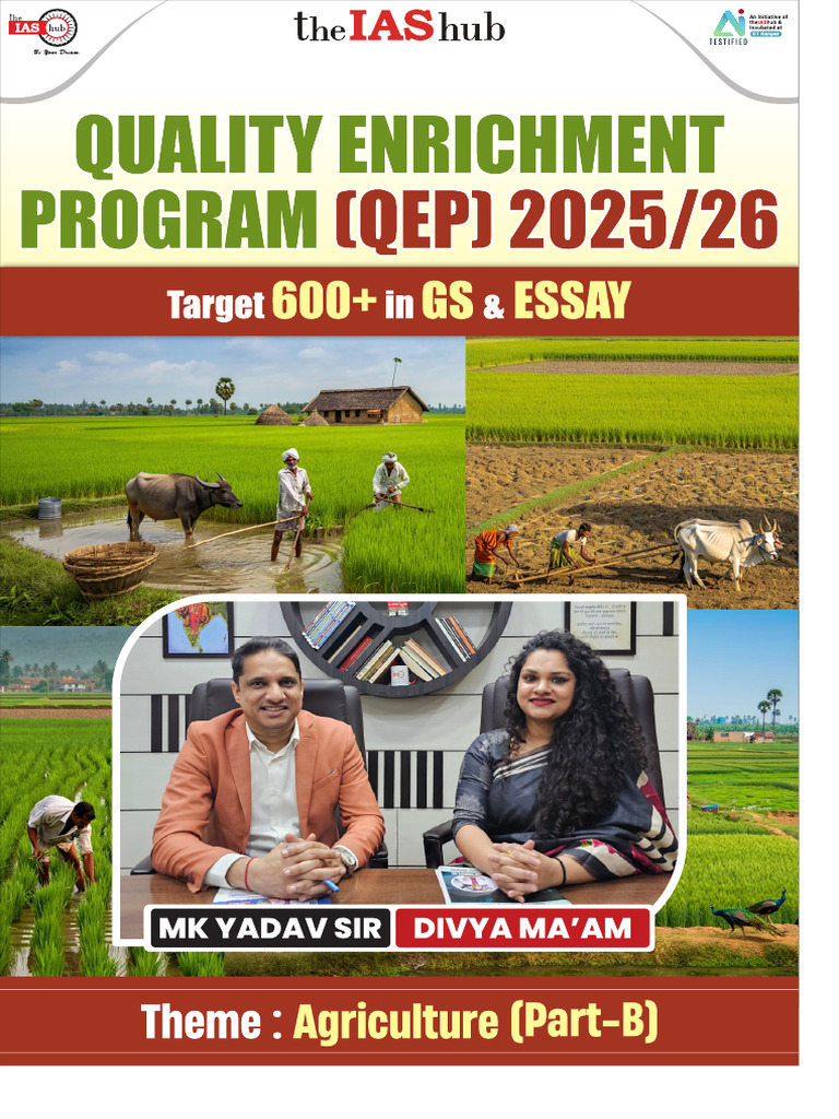 Theme_Agriculture_Part_A @sarkariprofessor | PDF | Agriculture | Subsidy