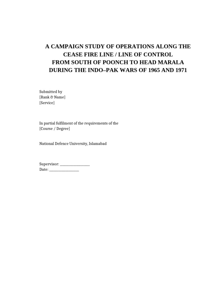 NDU DS Thesis Template | PDF