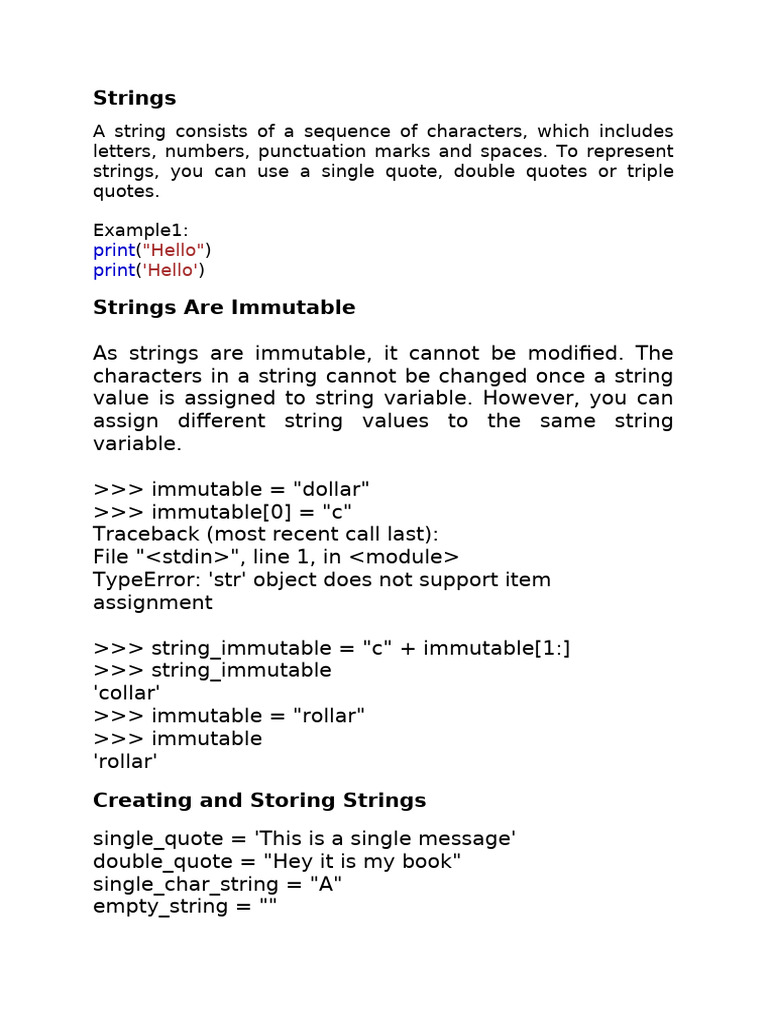 Strings-1 | PDF | String (Computer Science) | Letter Case