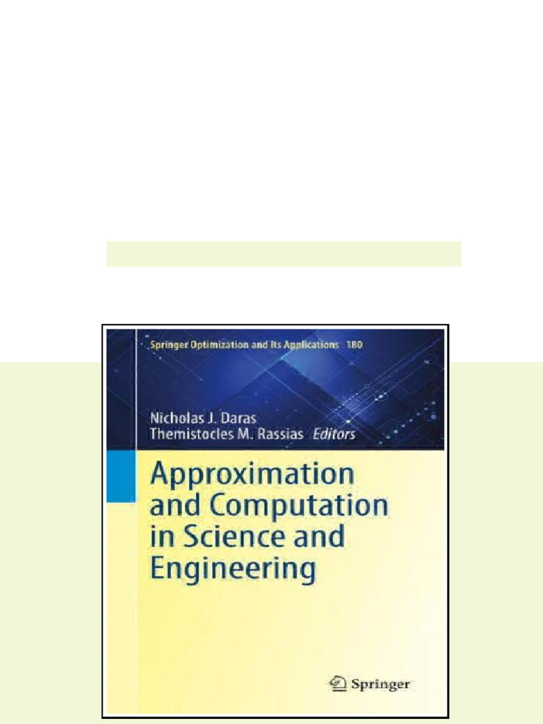 (Ebook) Approximation and Computation in Science and Engineering by ...