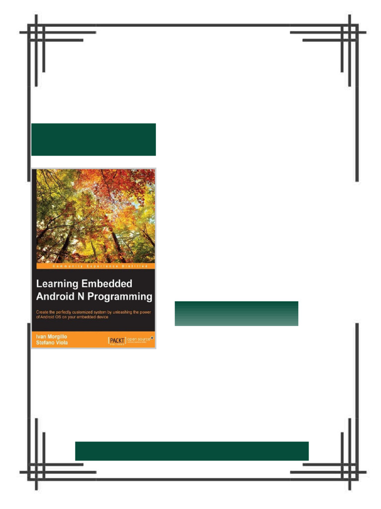 Learning Embedded Android N Programming 1st Edition Ivan Morgillo ebook online text version | PDF