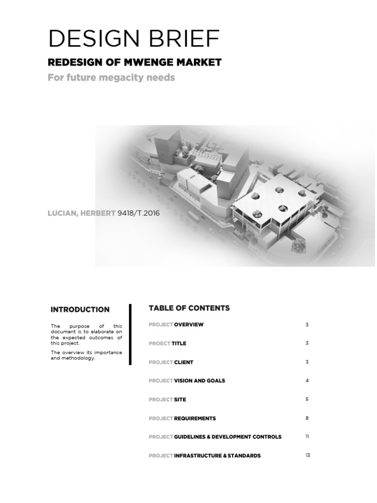 Market Design Brief | PDF | Litre