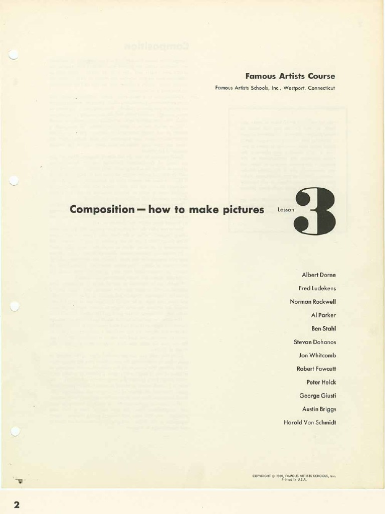 Composition Artists Course | PDF