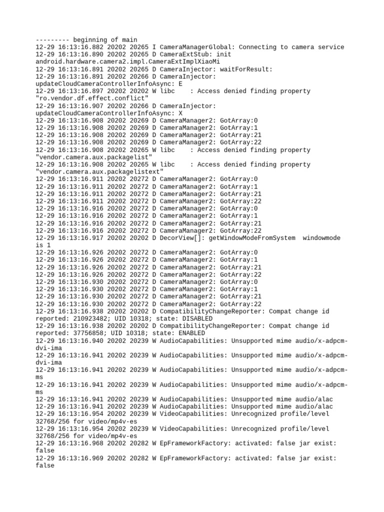 Log Cat 1766999596777 | PDF | Computing | Software