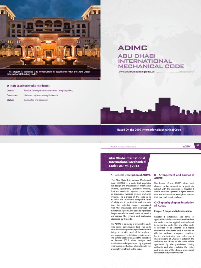 Abu Dhabi International Building Code | PDF | Chimney | Boiler
