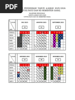 Kalender Pendidikan 2025/2026 PAUD-SD-SMP | PDF