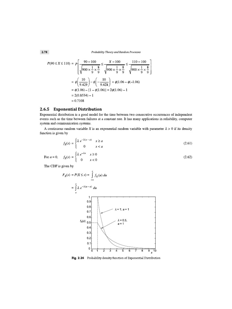 Exponential Distribution | PDF