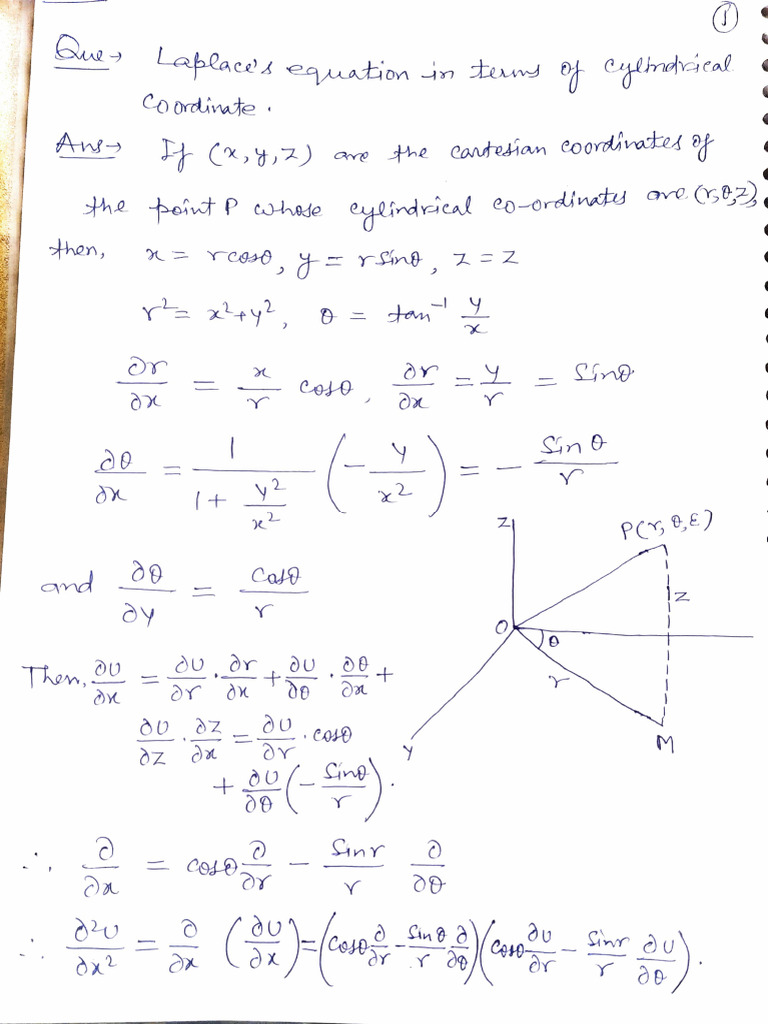 MSc 1st Semester PDE Laplace Heat Equations 03 | PDF