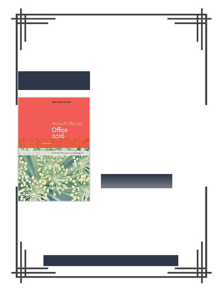 (eBook PDF) New Perspectives Microsoft Office 365 & Office 2016 ...