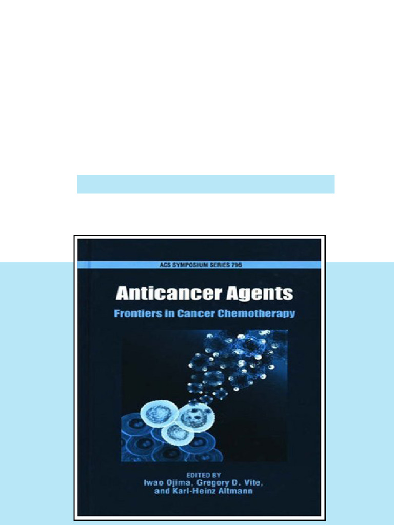 (Ebook) Anticancer Agents: Frontiers in Cancer Chemotherapy by Iwao ...