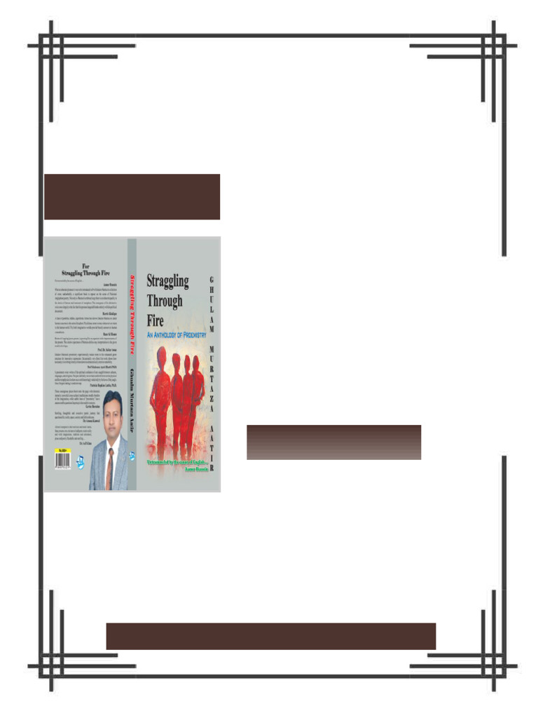 Straggling Through Fire An Anthology of Proemistry First Edition Ghulam ...