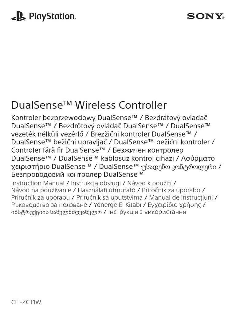 DualSense Wireless Controller Manual | PDF | Headphones | Medical Device