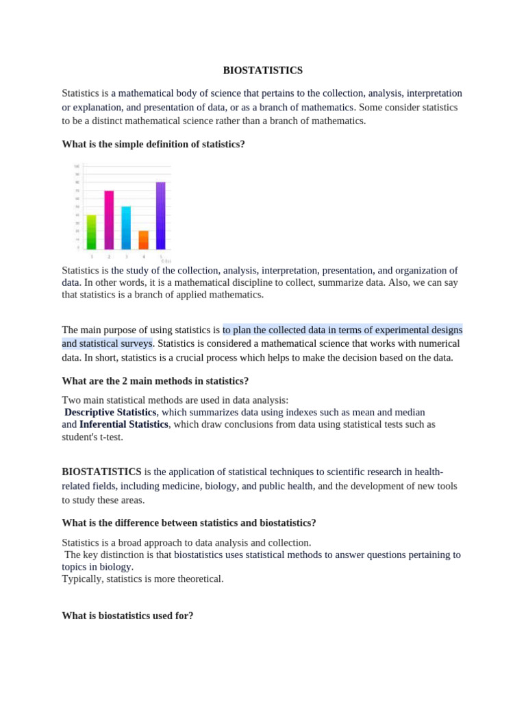 Understanding Biostatistics Basics | PDF | Statistics | Biostatistics