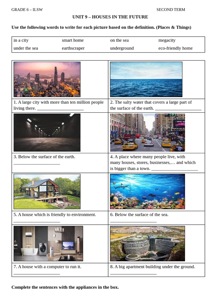 UNIT 9 - TEST 1 | PDF