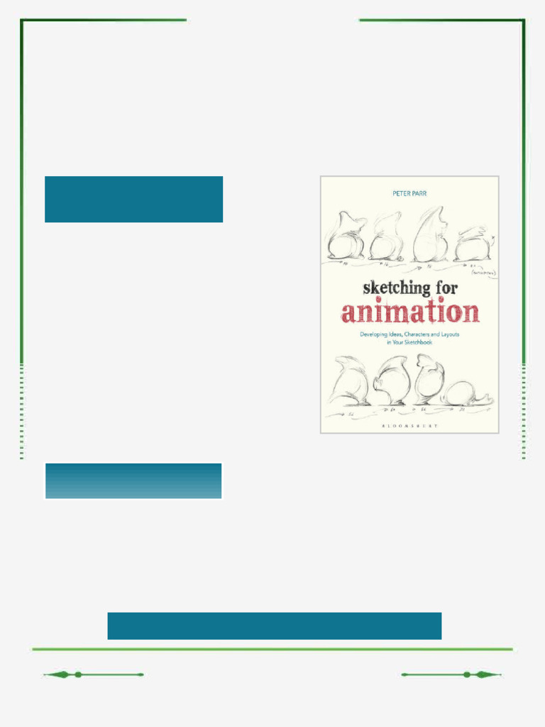 Sketching for Animation Developing Ideas Characters and Layouts in Your ...