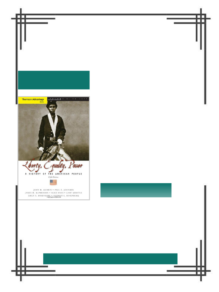 Cengage Advantage Books Liberty Equality Power A History of the ...