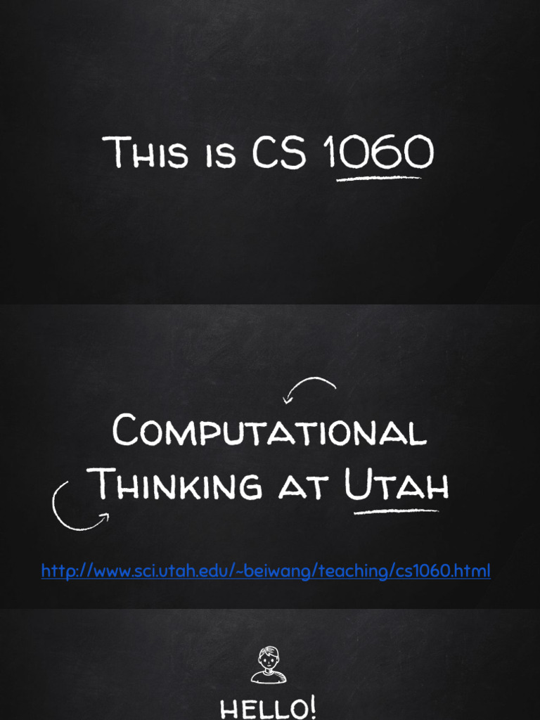 Lecture01 CS1060 Intro | PDF | Applied Mathematics | Algorithms