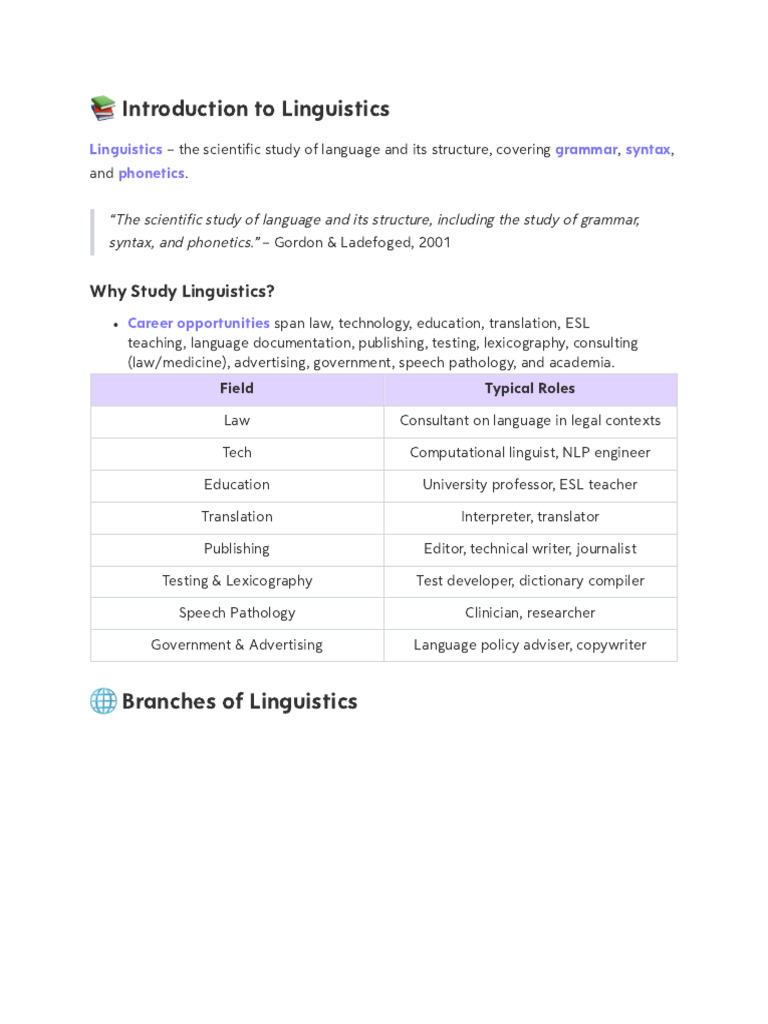 Overview of Linguistics and Phonetics | PDF | Vowel | Phonetics