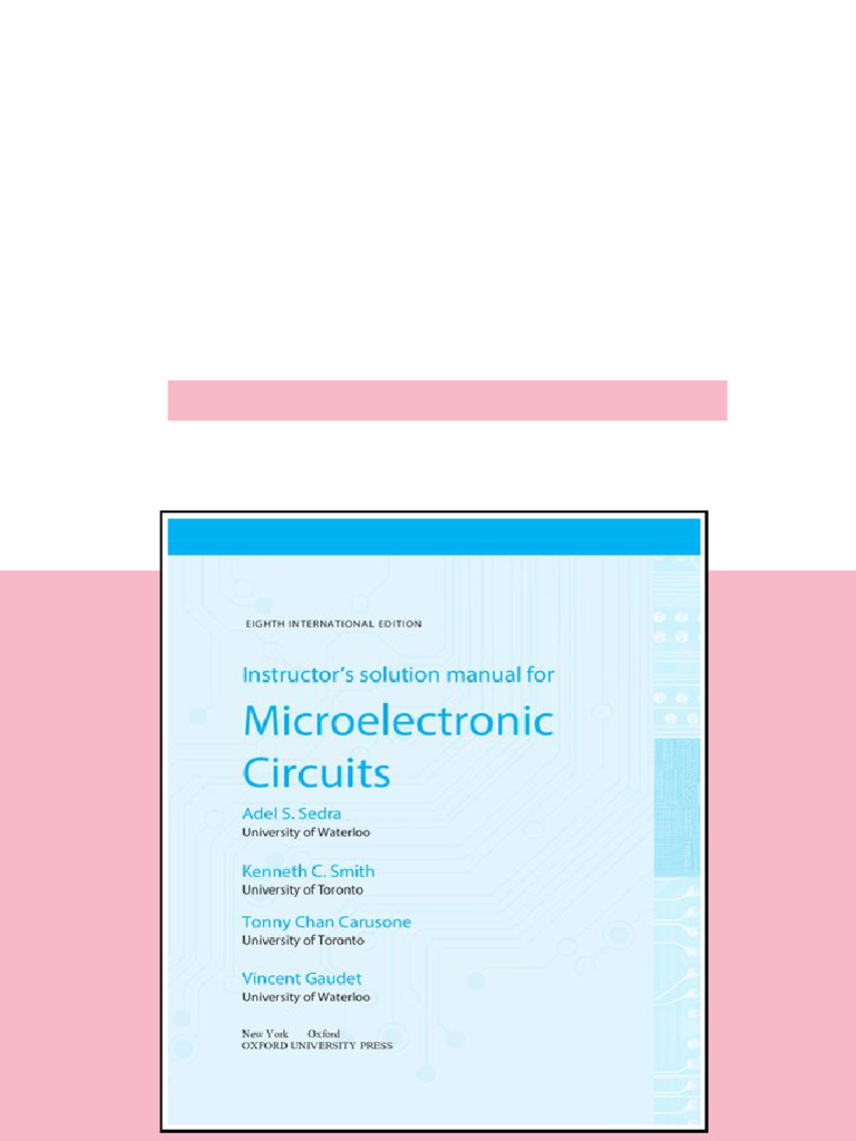 (Ebook) Instructor’s solution manual for Microelectronic Circuits by ...
