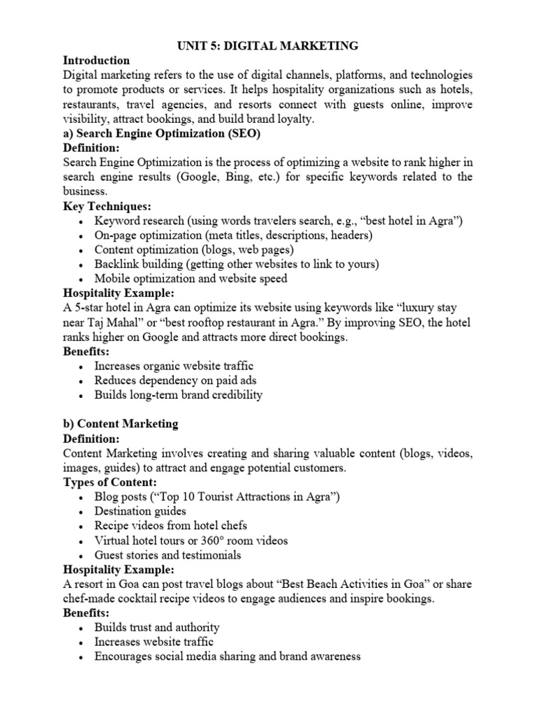Unit 5 Digital Marketing | PDF | Search Engine Optimization | Social ...