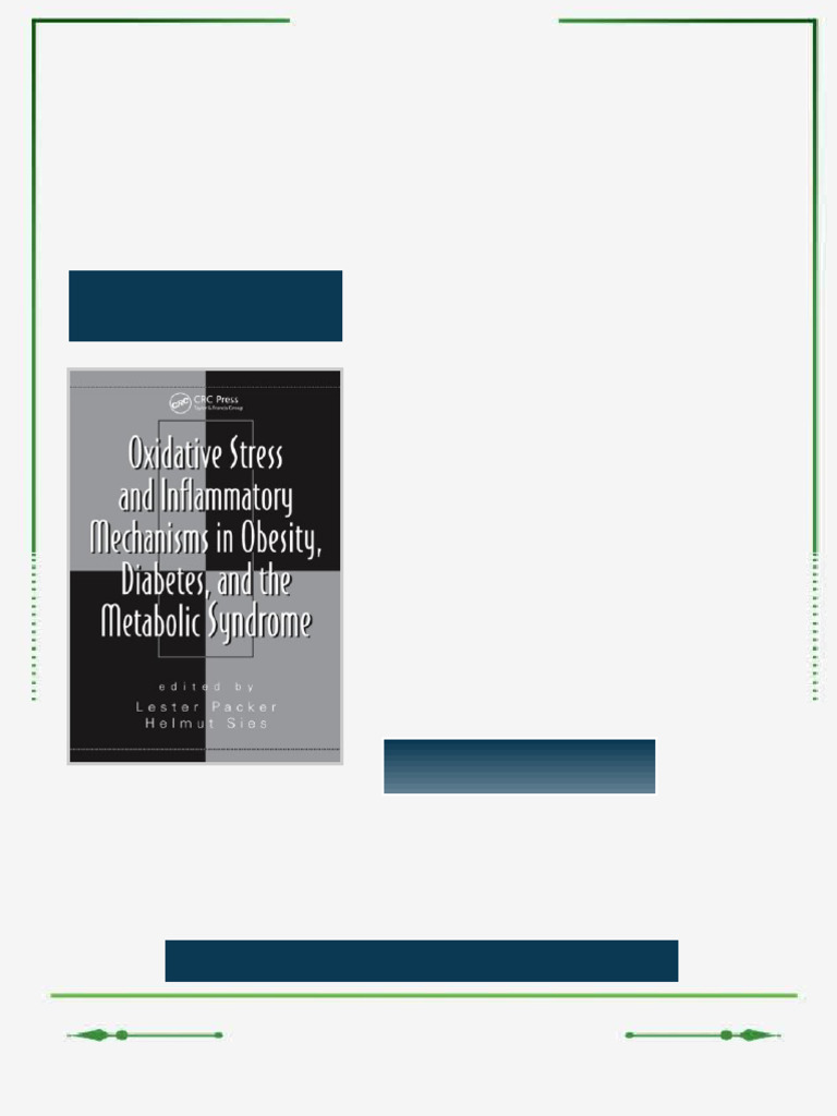 Oxidative Stress and Inflammatory Mechanisms in Obesity Diabetes and ...