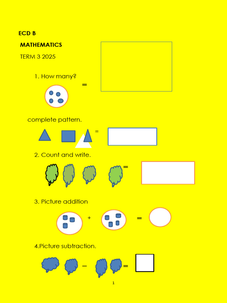 Ecd b 3rd Term Mathematics | PDF