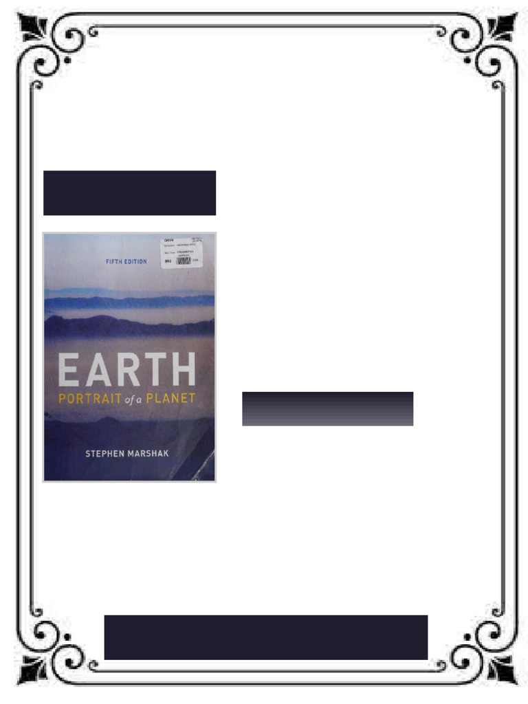 Earth Portrait of a Planet 5th Edition Stephen Marshak newest ebook ...