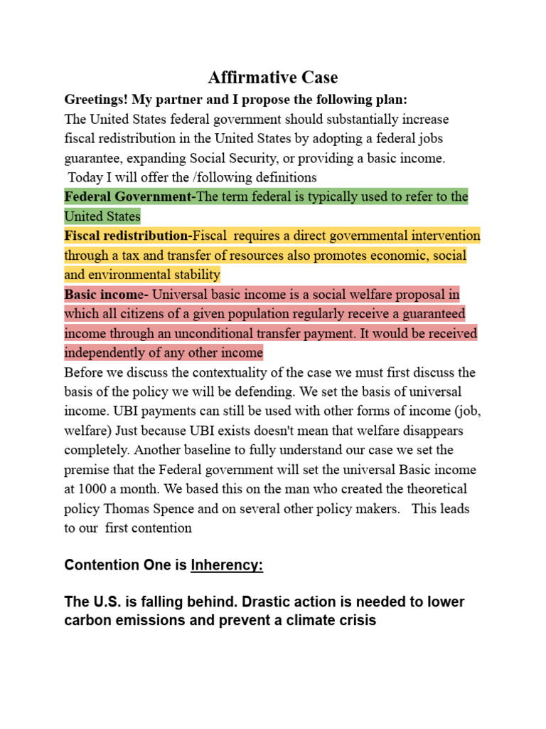 Policy affirmative april blakey | PDF | Climate Change | Climate Change ...