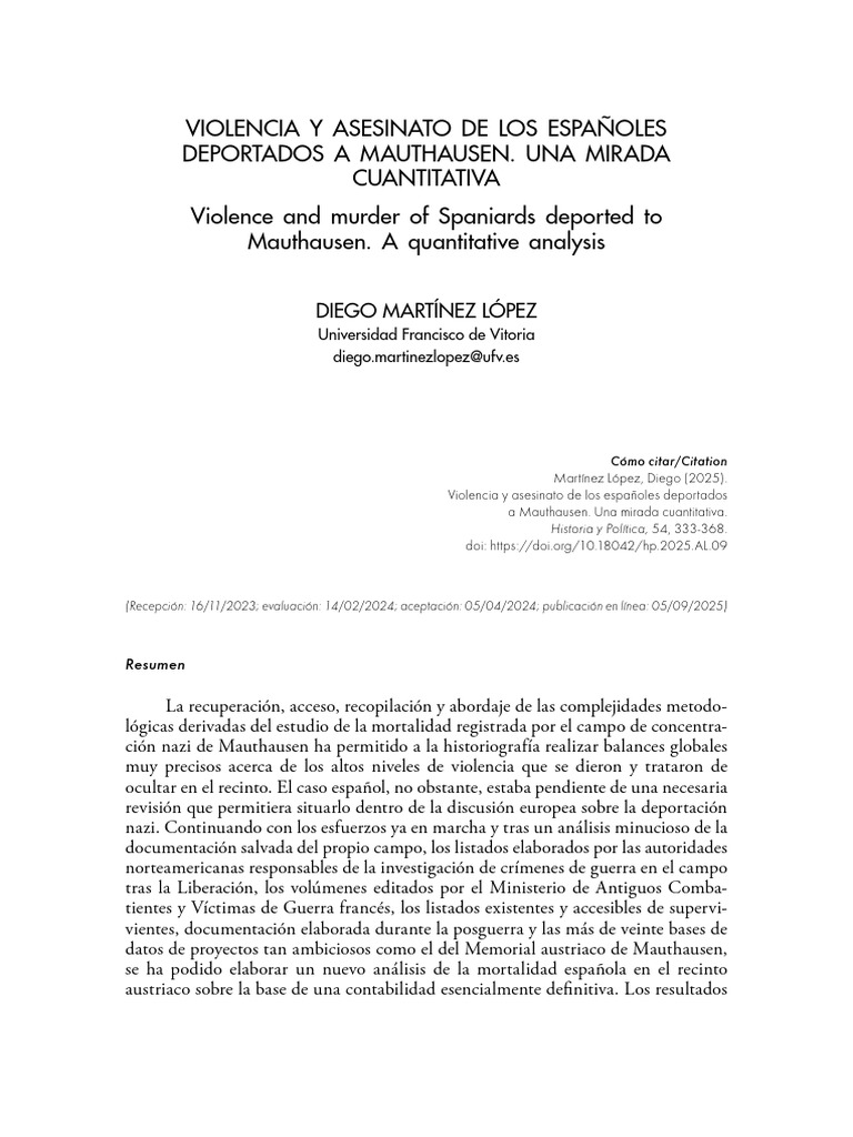 Hyp+54 11 Martinez+Lopez | PDF | Schutzstaffel | España