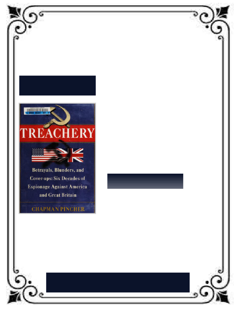 Treachery First Edition Chapman Pincher ebook complete data access | PDF