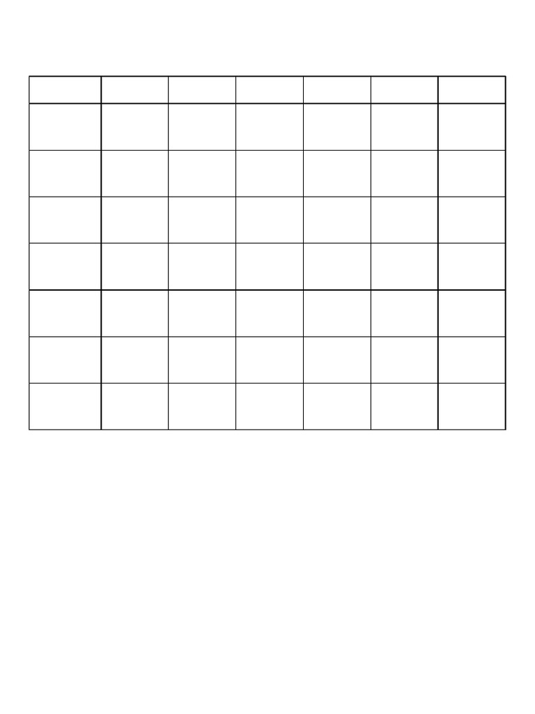 Revision Timetable A4 Printable | PDF