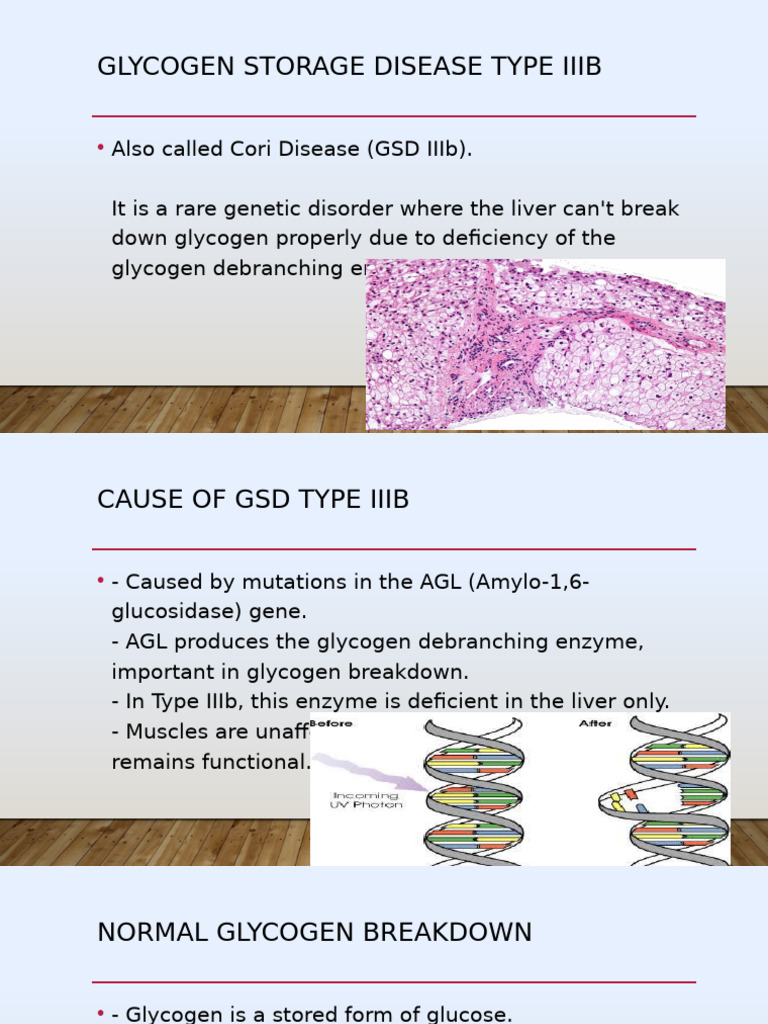 Glycogen Storage Disease Type IIIB Overview | PDF | Glycogen | Diseases ...