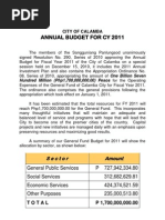 Certification For Budget Allocation | PDF | Labor | Employment