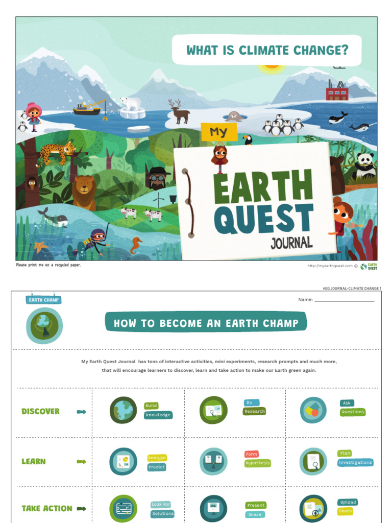 Activity Journal - Climate Change | PDF | Climate Change | Greenhouse Gas