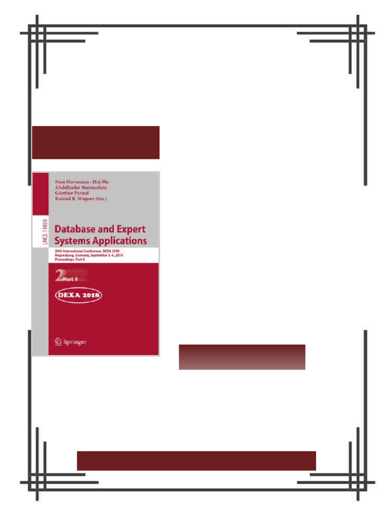 Database and Expert Systems Applications 29th International Conference ...