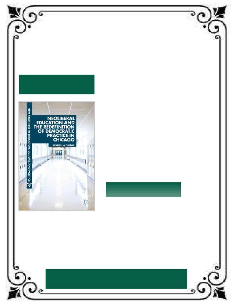 Neoliberal Education and the Redefinition of Democratic Practice in ...