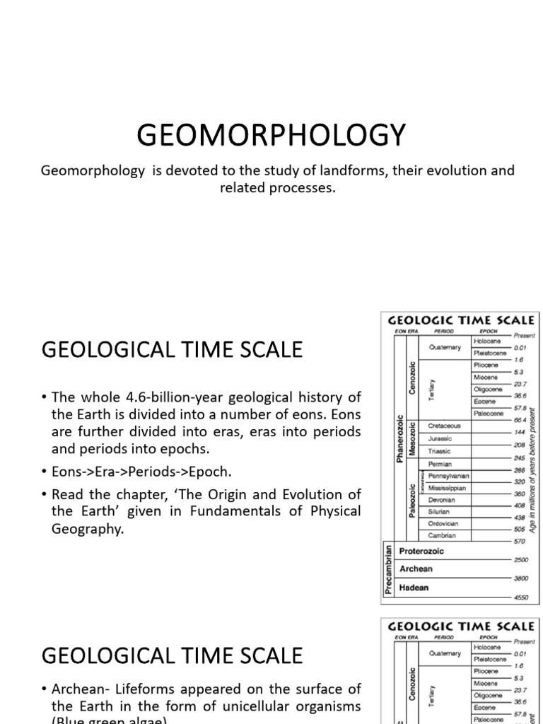 Geomorphology - Complete Notes | PDF | Plate Tectonics | Fault (Geology)