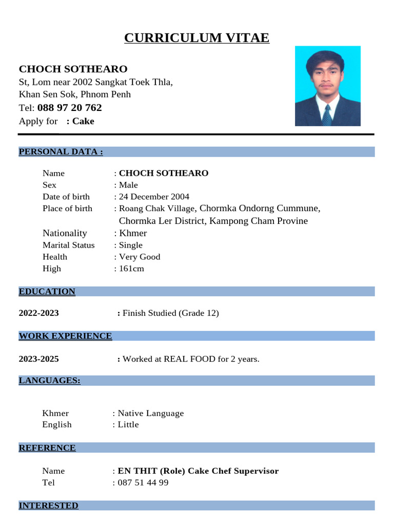 Choch Sothearo | PDF