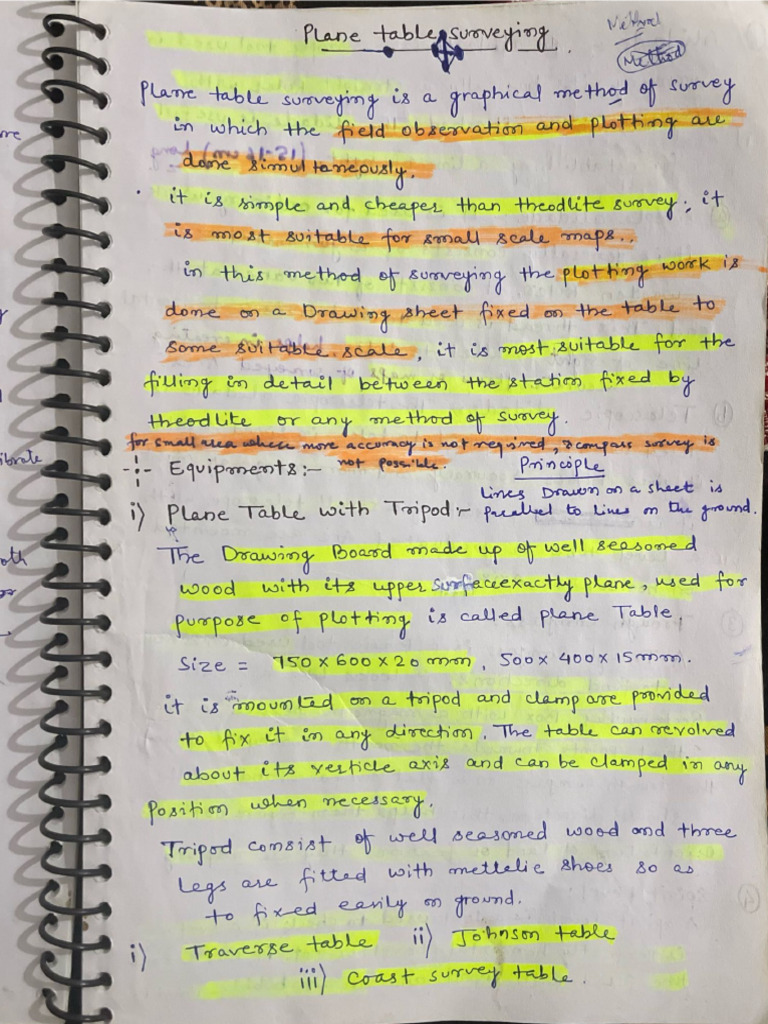 Survey Notes 2nd Sem Jack | PDF