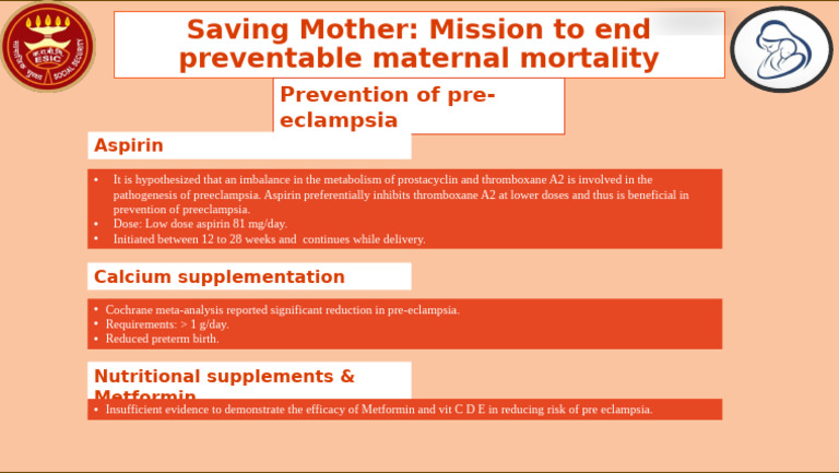 Saving Mother: Mission To End Preventable Maternal Mortality | PDF